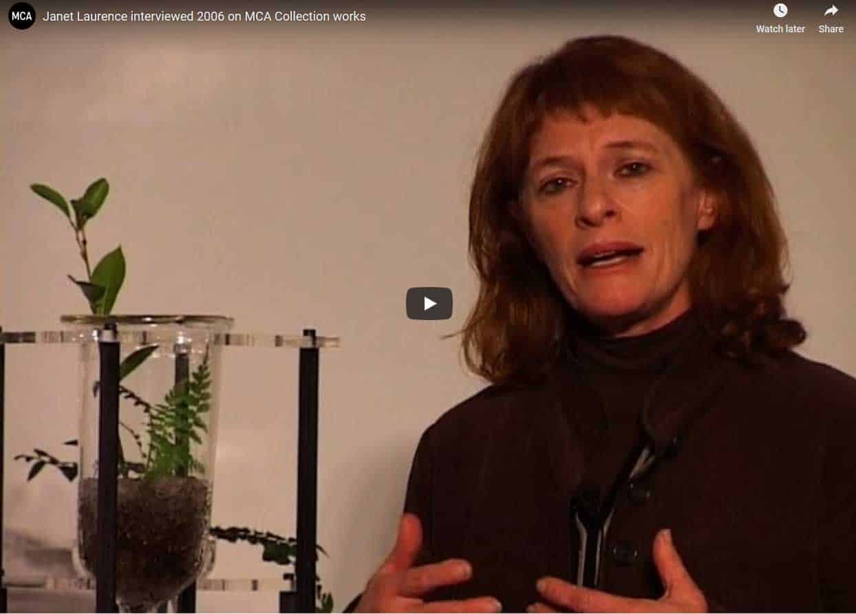 Janet Laurence interviewed 2006 on MCA Collection works - Earth Canvas